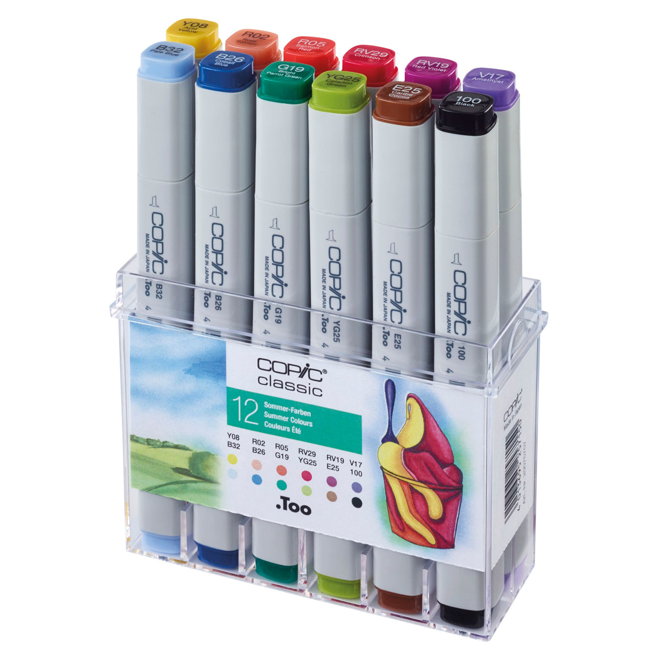 Copic Classic 12 Set Estate – Mondomarker
